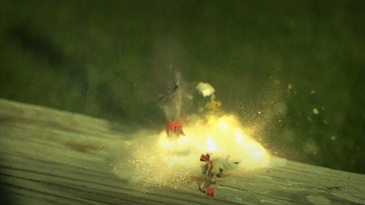 Exploding Firecrackers in Slow Motion - YouTube