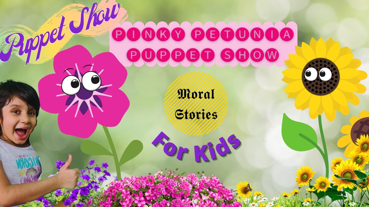Puppet Show for Kids | Pinky Petunia Puppet show | Bedtime Moral ...