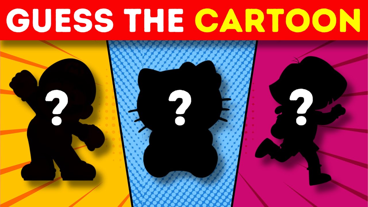 Guess the Cartoon Character by its Shadow! 🕵️‍♂️🖤 | Cap Cat Quiz - YouTube