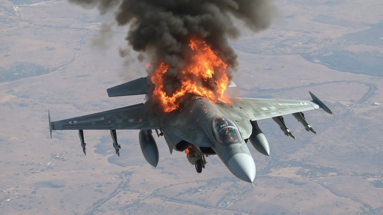 50 seconds ago! For the first time, a Russian F-16 shot down the famous ...