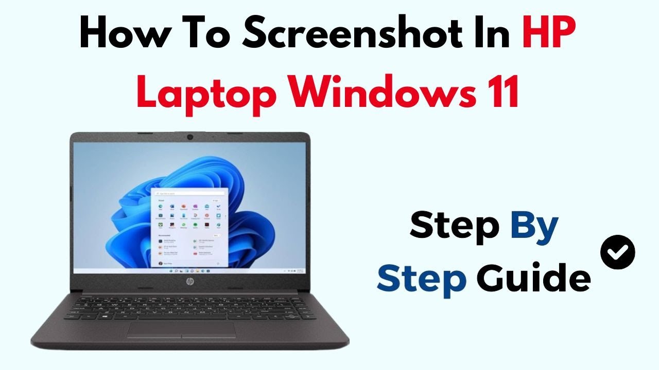 How To Screenshot In HP Laptop Windows 11 - YouTube