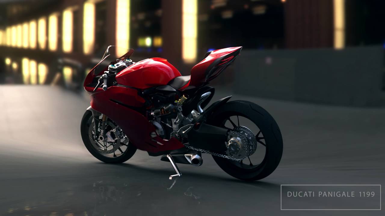 Ducati 1199 - Turntable animation - YouTube