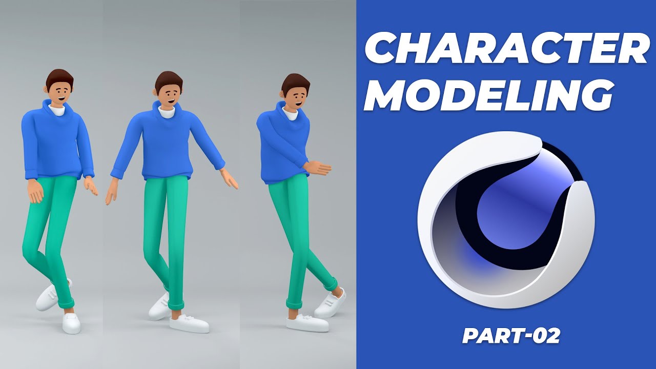 Cinema 4D Character Modeling Part 02 | Cinema 4D Tutorial | Giridhar ...
