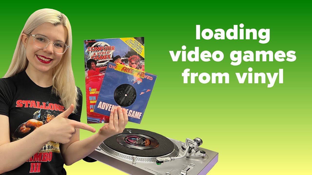 Loading video games from vinyl records | Thompson Twins Adventure Game ...