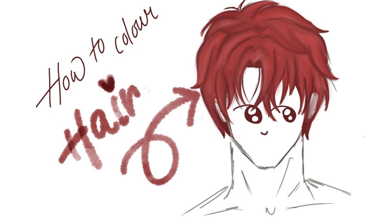 Hello everyone 🫶🏻 here is the tutorial for how to color anime hair 😭 ...