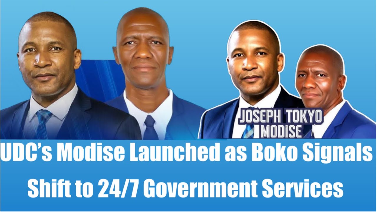 President Boko launches Modise as UDC Makes Final Push - YouTube