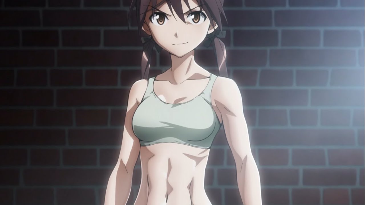 Female Muscle Clip 255 - Strike Witches: Road to Berlin - YouTube