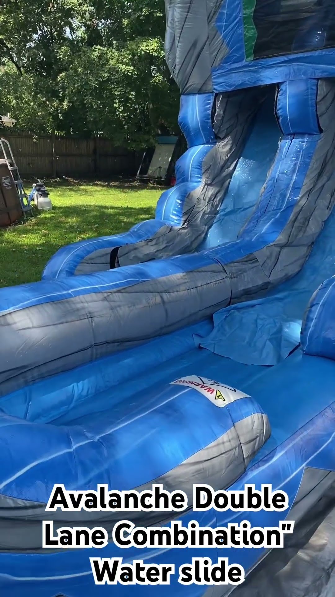 Avalanche water slide! - YouTube
