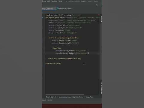 Corner Radius image Android Studio Tutorial - YouTube