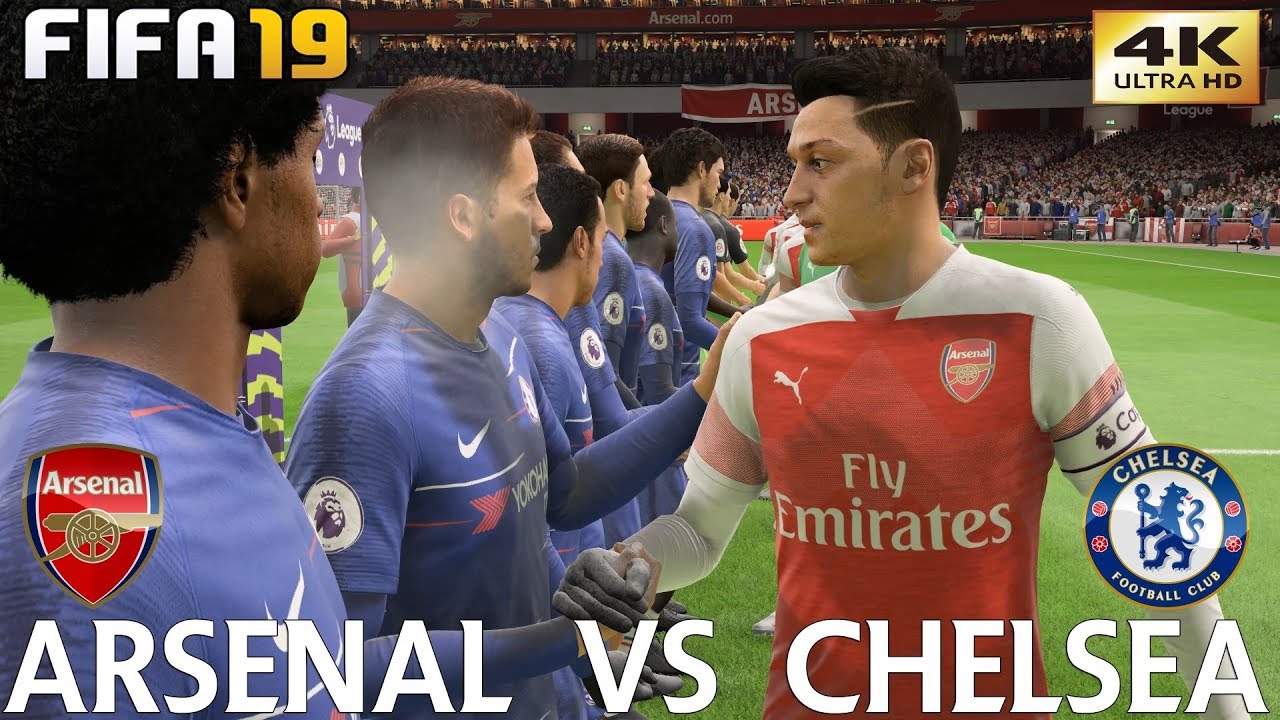 FIFA 19 (PC) Arsenal vs Chelsea | PREMIER LEAGUE PREDICTION | 19/1/2019 ...