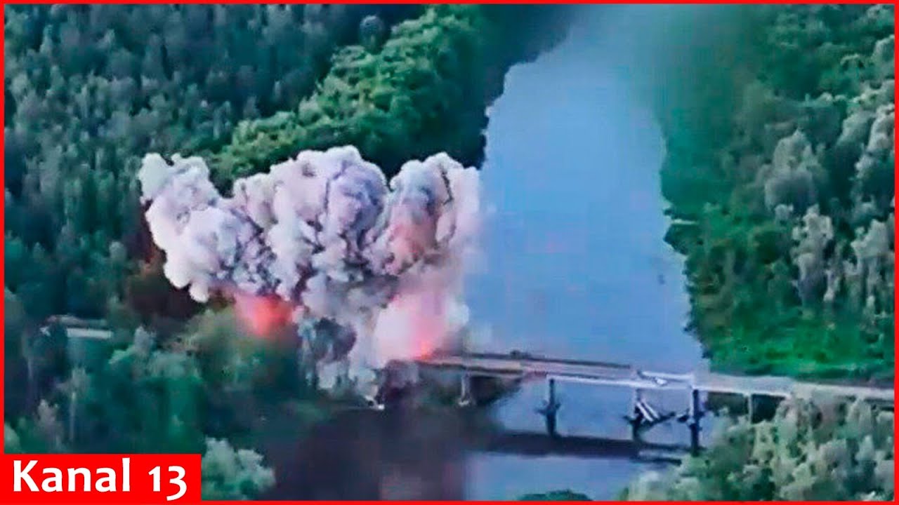 Ukraine destroyed the last bridge across the Seim River in Kursk region ...