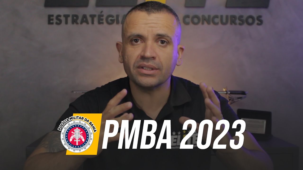 Estudar para o concurso de Soldado ou CFO da PMBA em 2023? - YouTube