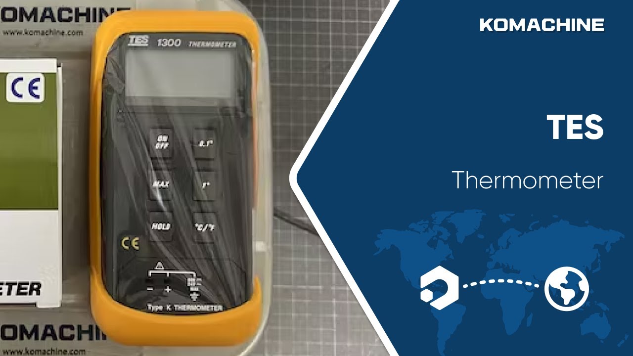 TES / Thermometer (TES-1300) / INV-02391 - YouTube