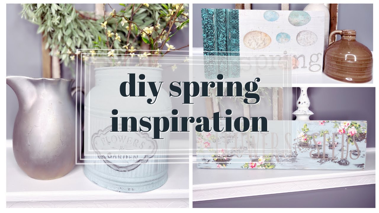DIY Spring inspiration - Spring Decor DIY's - Spring wood diy's - YouTube