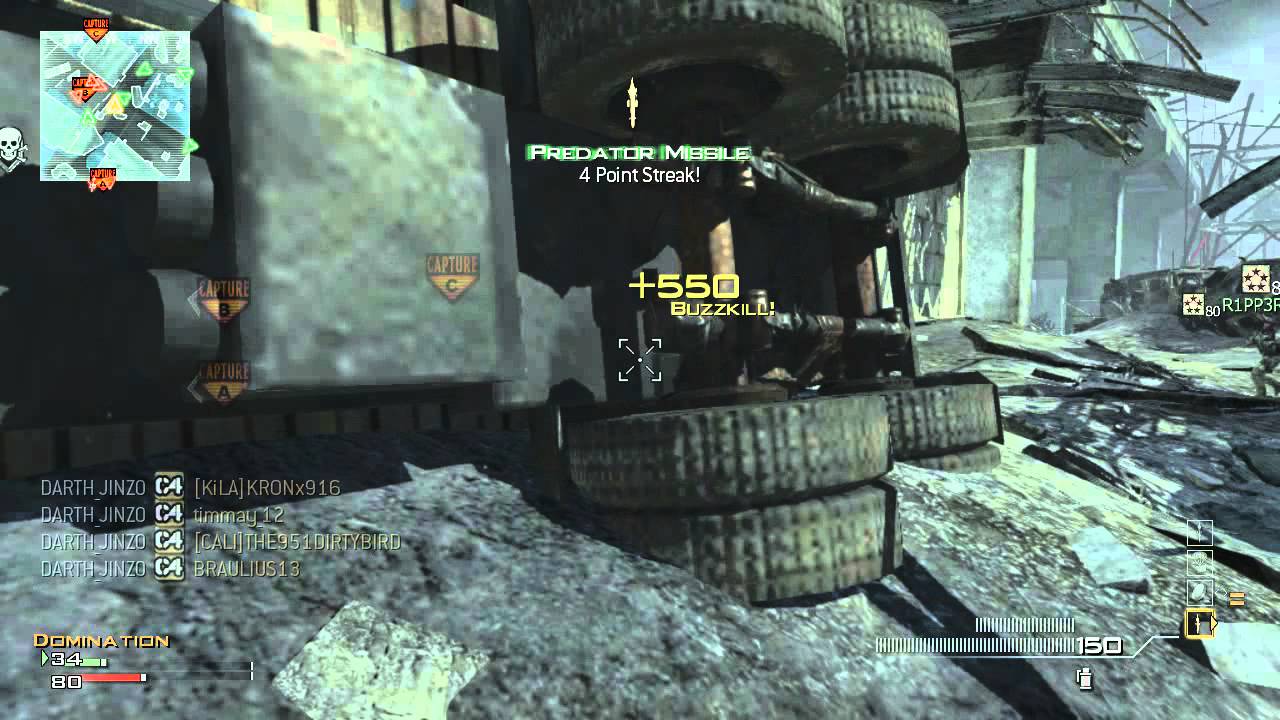 Mw3 Amazing epic quad c-4 kill look! - YouTube