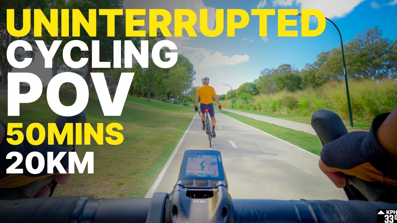POV Cycling Bike Lane Australia Ferny Grove to Toombul Station - YouTube