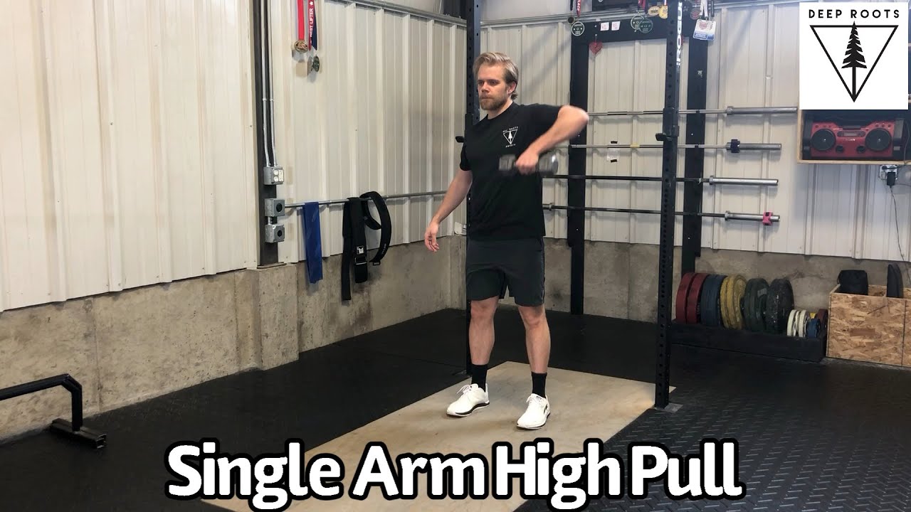 Single Arm High Pull - YouTube