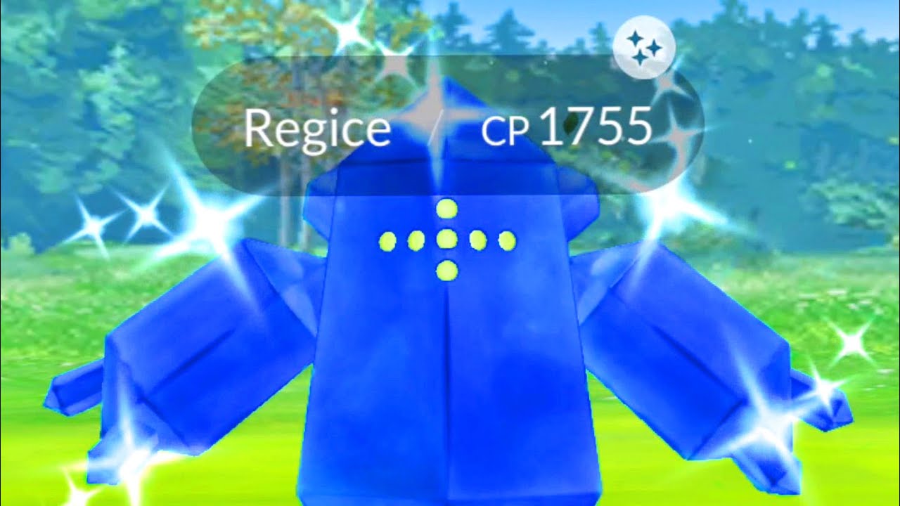Shiny Regice Returns in Pokemon Go Raids. - YouTube