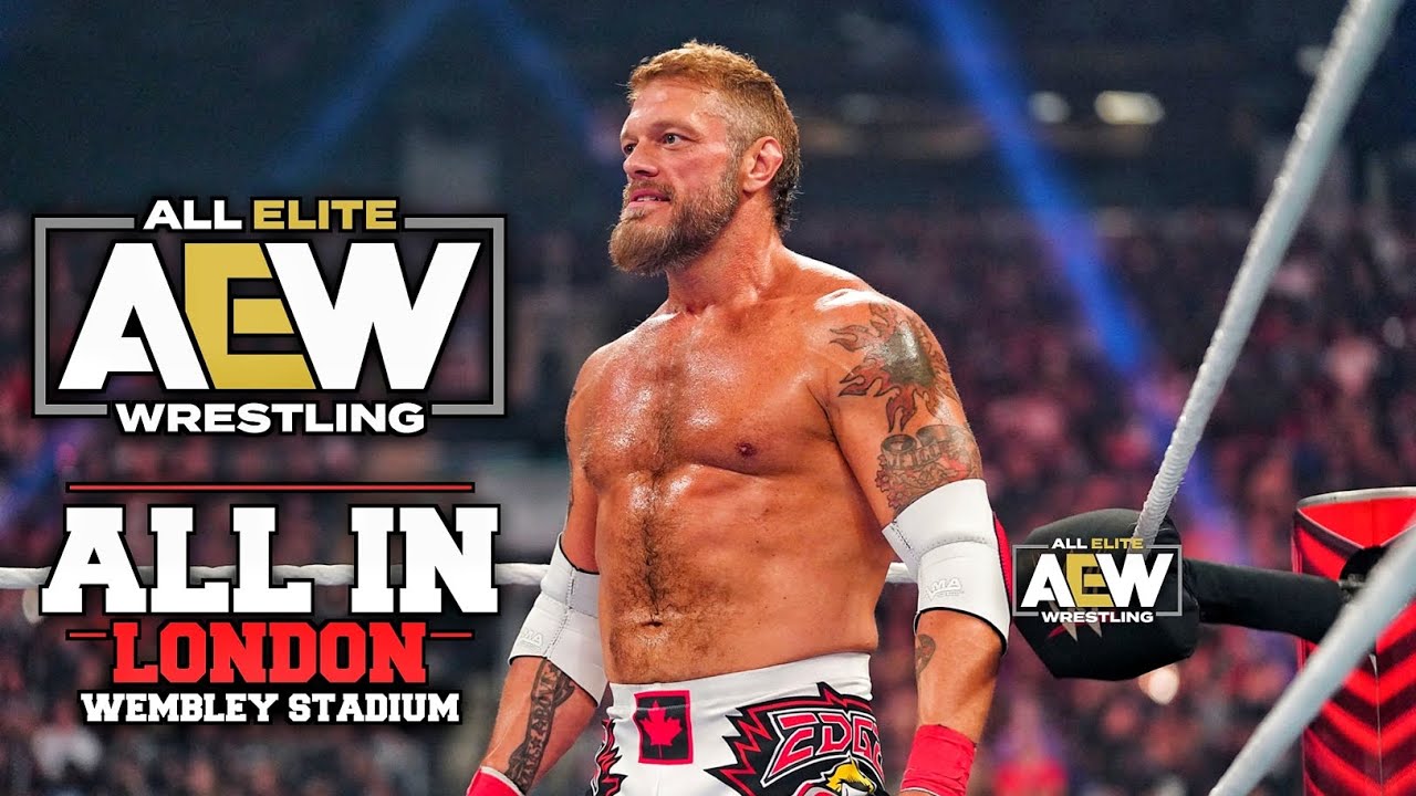 BREAKING NEWS ! EDGE AEW Debut Official, Edge At AEW All In London, WWE ...
