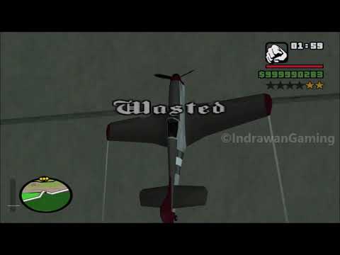 GTA San Andreas - Wasted And BOOM #141 (Rustler Crash)