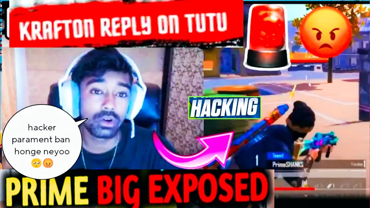 krafton reply prime eSports hacking 😡| neyoo reply prime eSports - YouTube