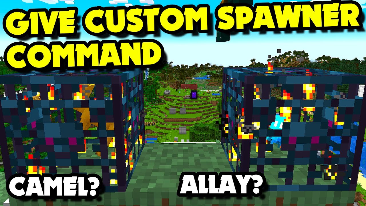 Give Custom Spawner Command In Minecraft 1204 Java Custom Data To