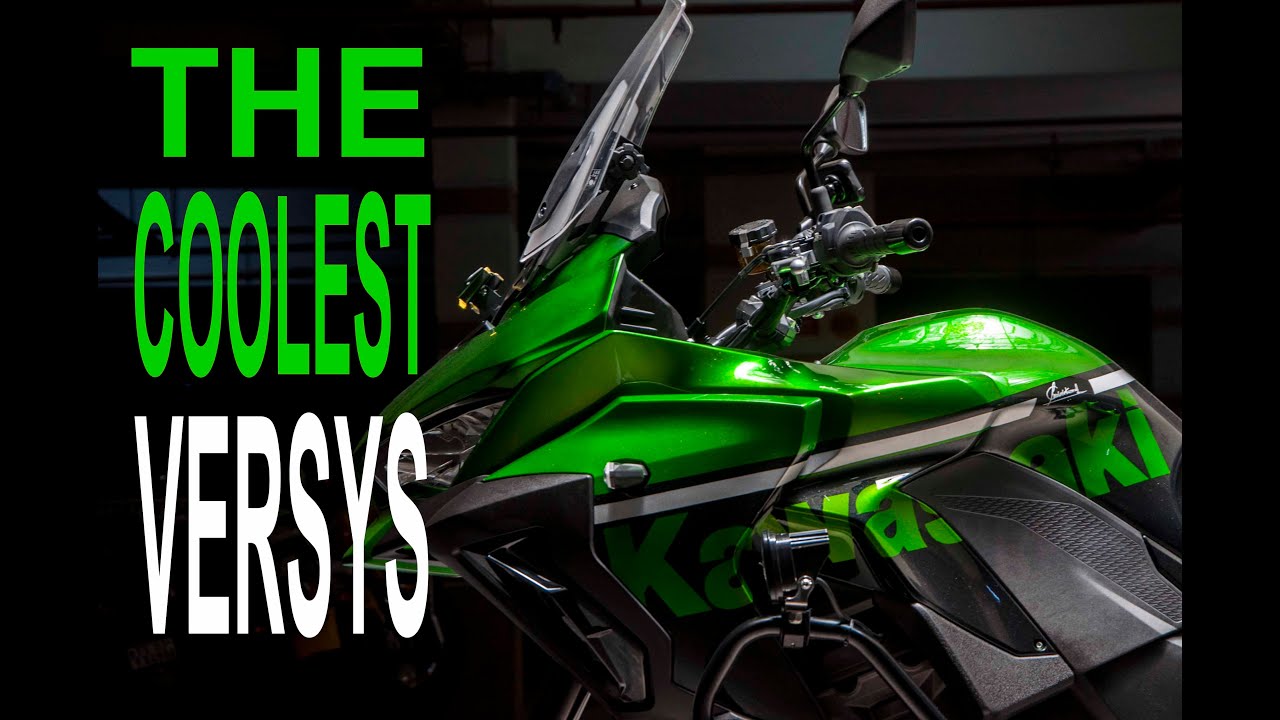 Eimor Customs | Custom painting of Kawasaki Versys 1000 - YouTube