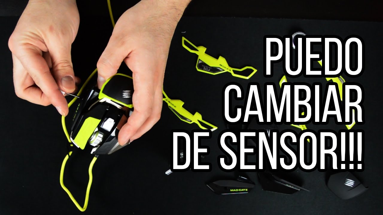 RAT Pro X - Ratón con sensor intercambiable de gaming - YouTube