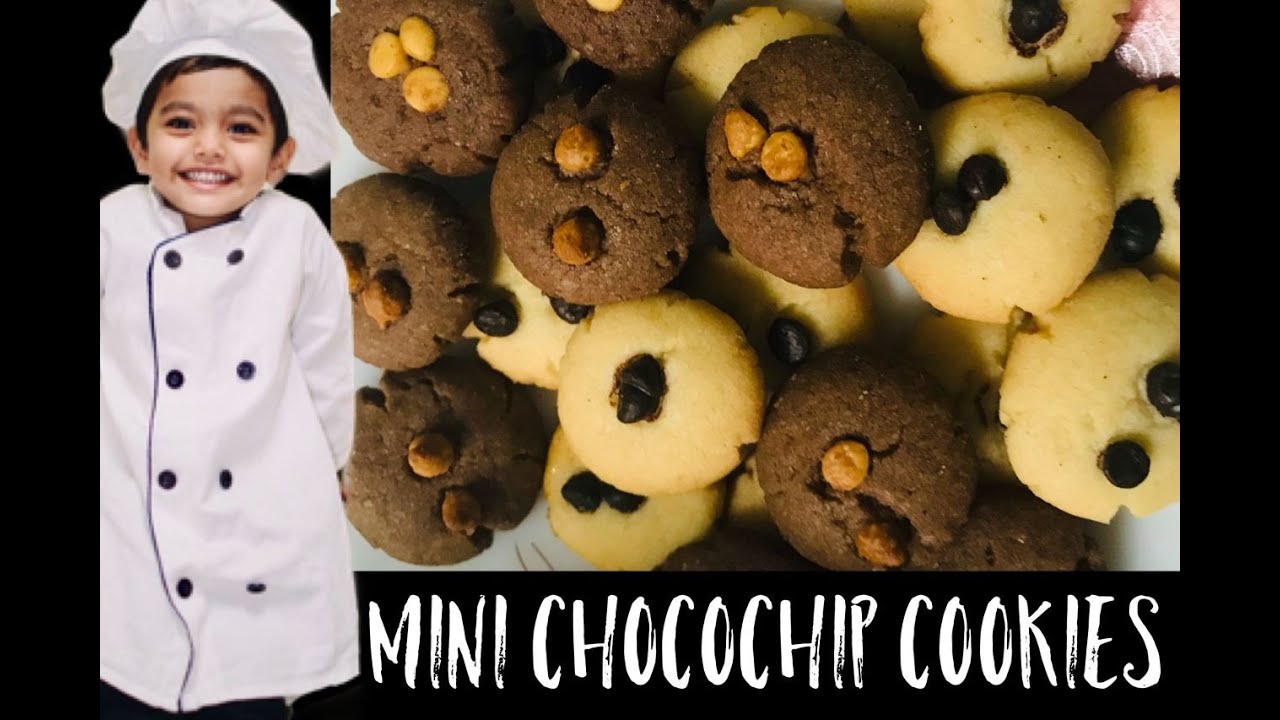 MINI CHOCOCHIP COOKIES 🍪🍪🍪/ Choco chip cookies without Oven🍪🍪🍪 - YouTube