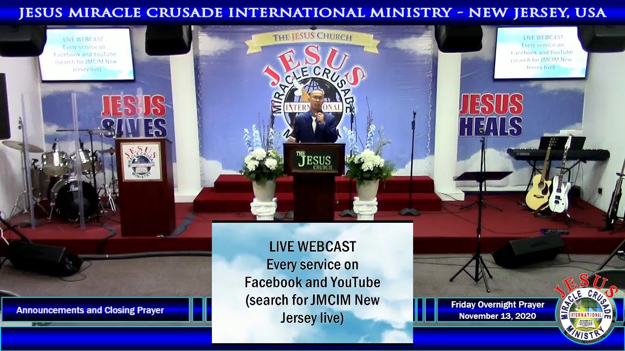 JMCIM-New Jersey USA Outreach | Friday Overnight Prayer | November 13 ...