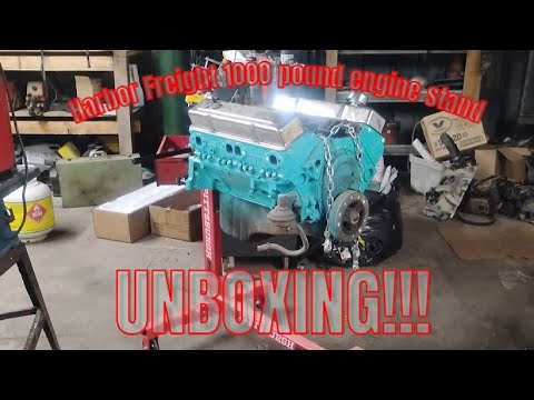 Harbor Freight 1000 pound engine stand unboxing - YouTube