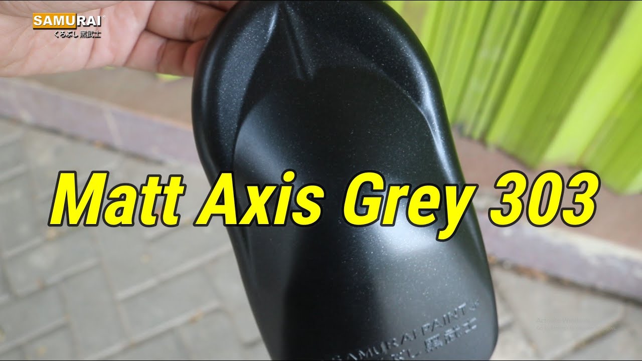Samurai Paint : Tips Pengecatan Matte Axis Grey Doff H303 - YouTube