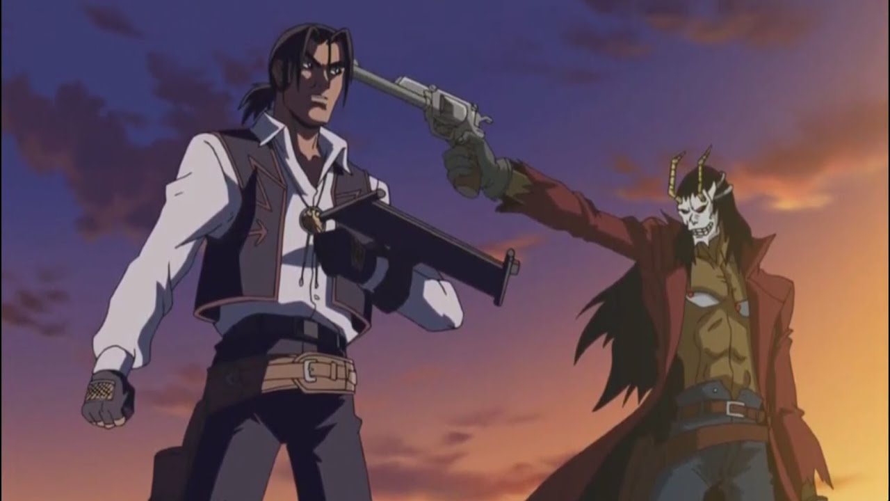 Kiryu Chases and Defeats Lotten with Infernity Death Gunman! - YouTube