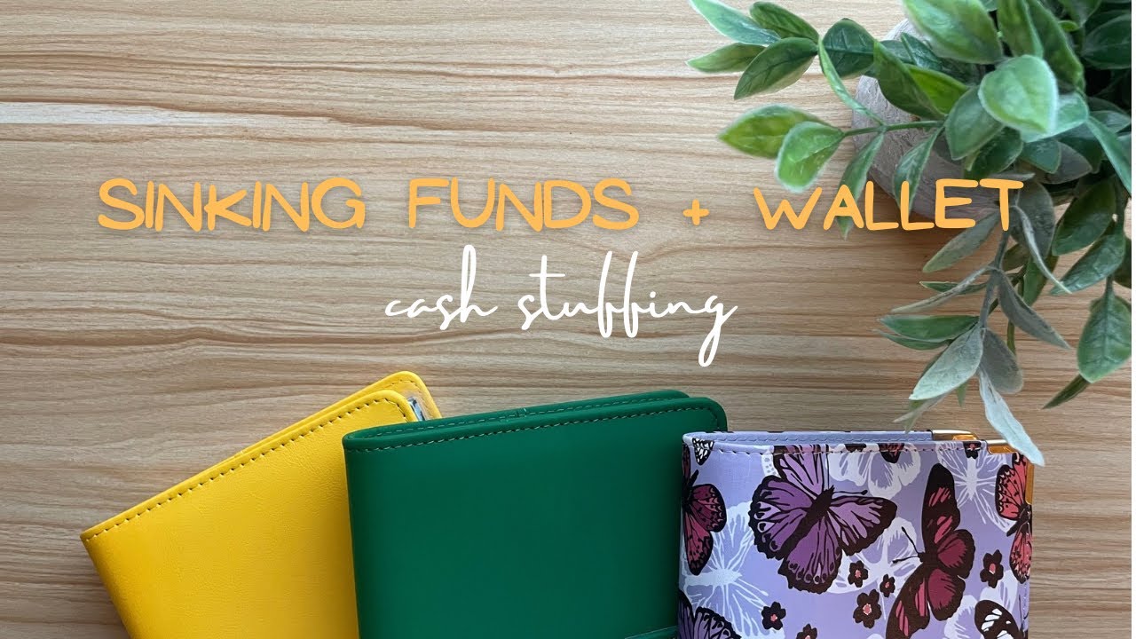 cash stuffing $360 | sinking funds and wallet | july - YouTube