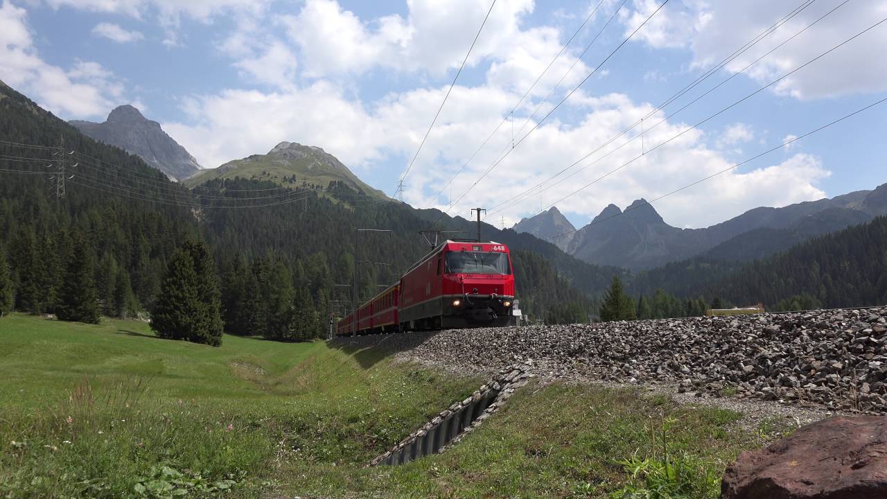 RhB Albulabahn 2015 4K - YouTube