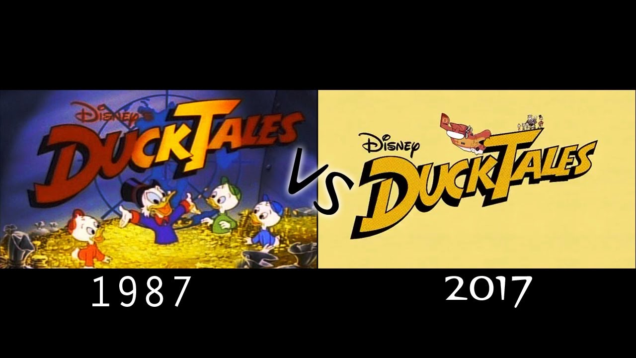 Ducktales Intro 1987 Vs 2017 Sound Video Comparison Hd Youtube