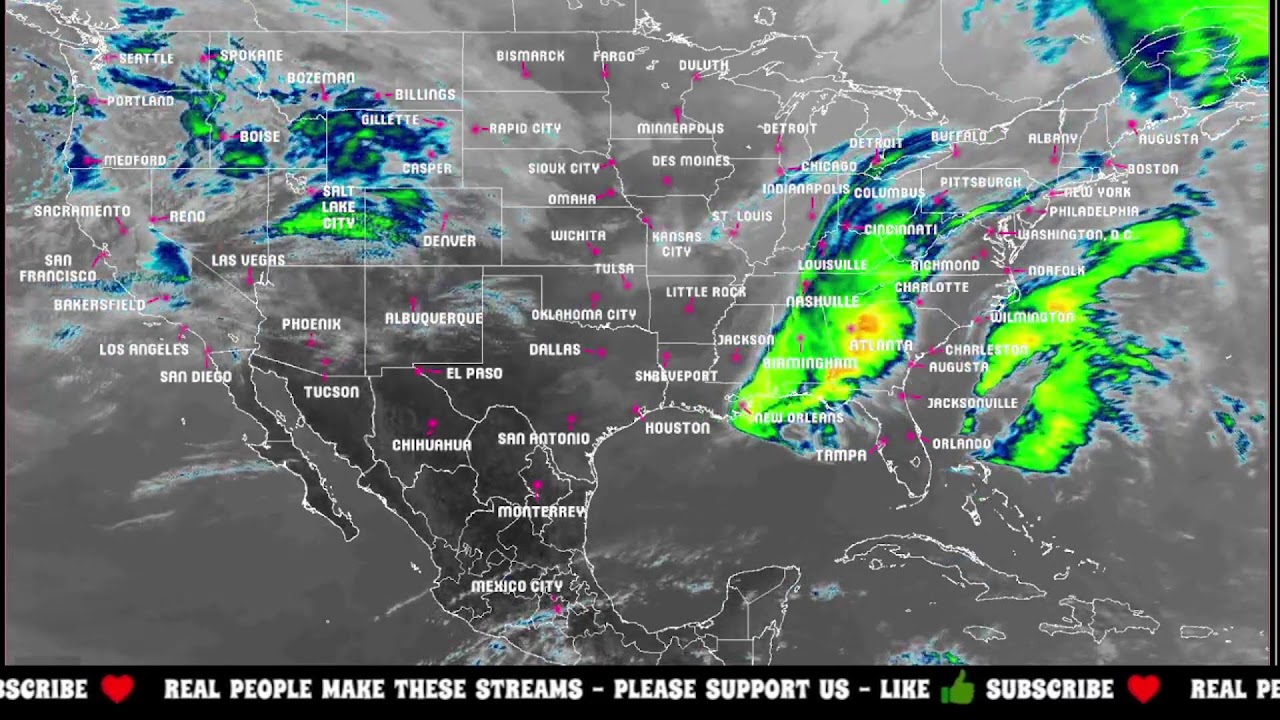 USA Weather Satellite LIVE STREAM March 31 2025 All US States Current ...