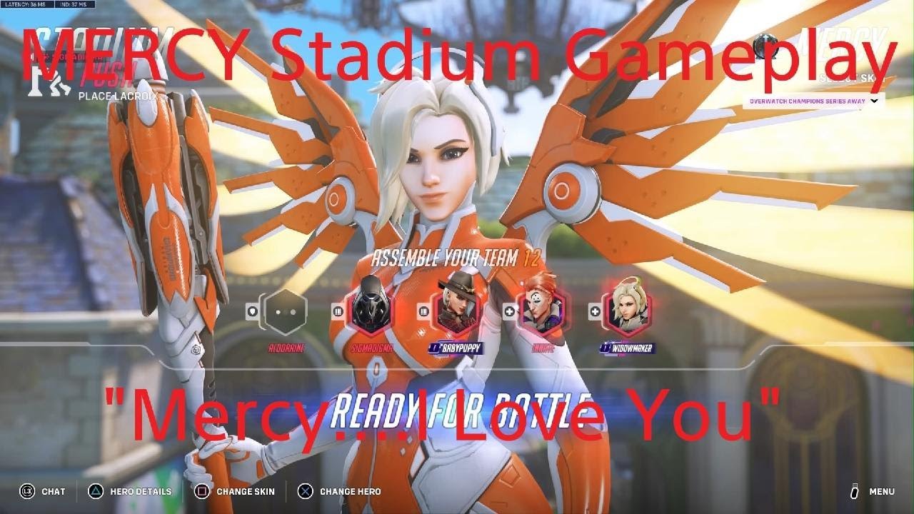 Overwatch 2- MERCY stadium Gameplay - YouTube