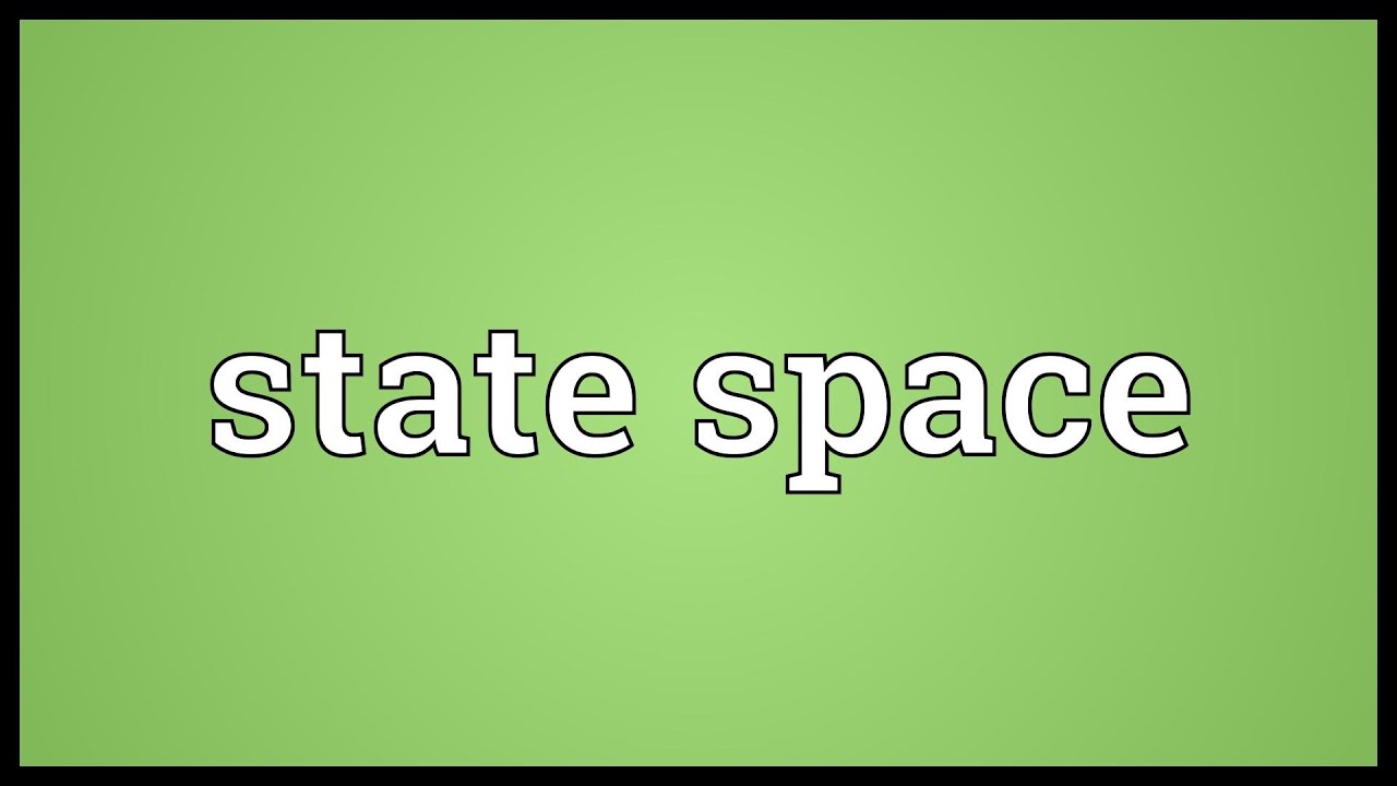 State space Meaning - YouTube