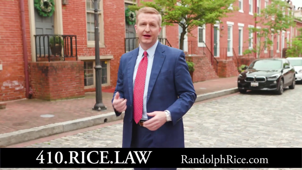 Maryland Car Accident Lawyer Randolph Rice | 410-RICE-LAW | TV ...