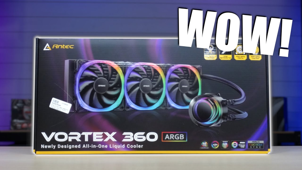 These Antec Vortex AIOs are beautiful. - YouTube
