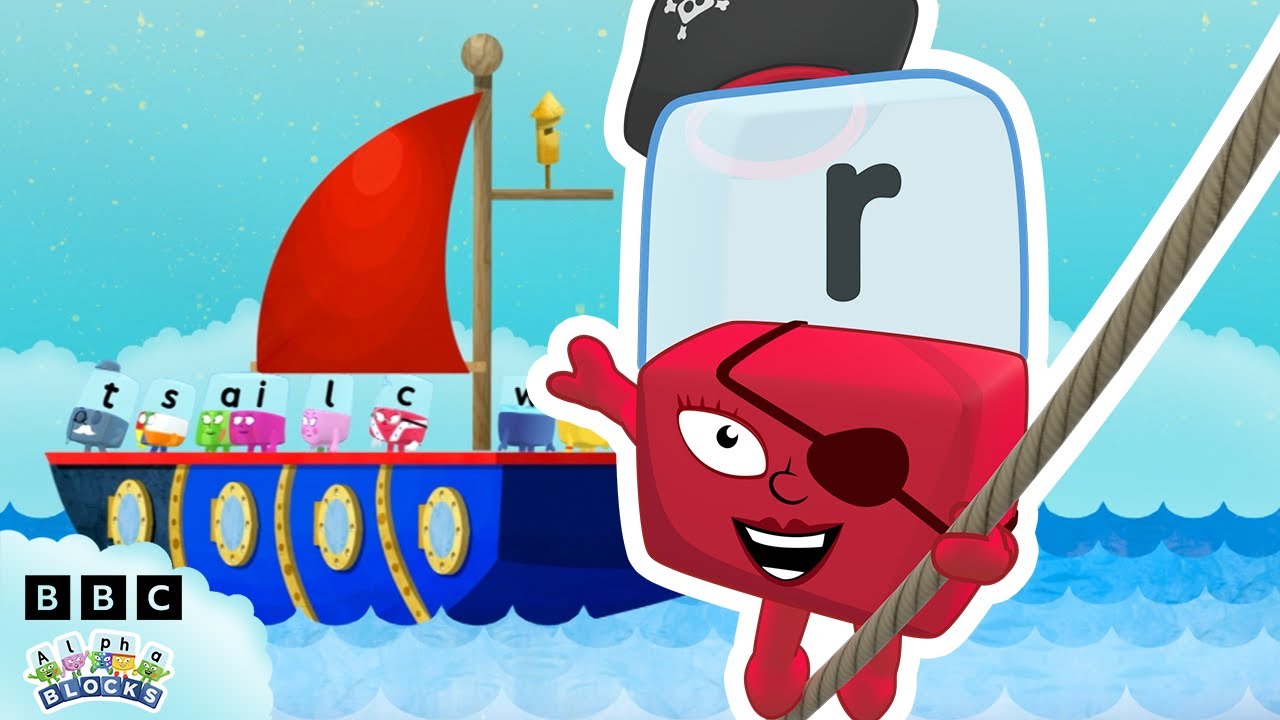 Talk like a Pirate Day! | Fun with Alphablock R | Learn to Read - YouTube