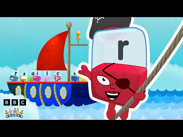 Talk like a Pirate Day! | Fun with Alphablock R | Learn to Read ...