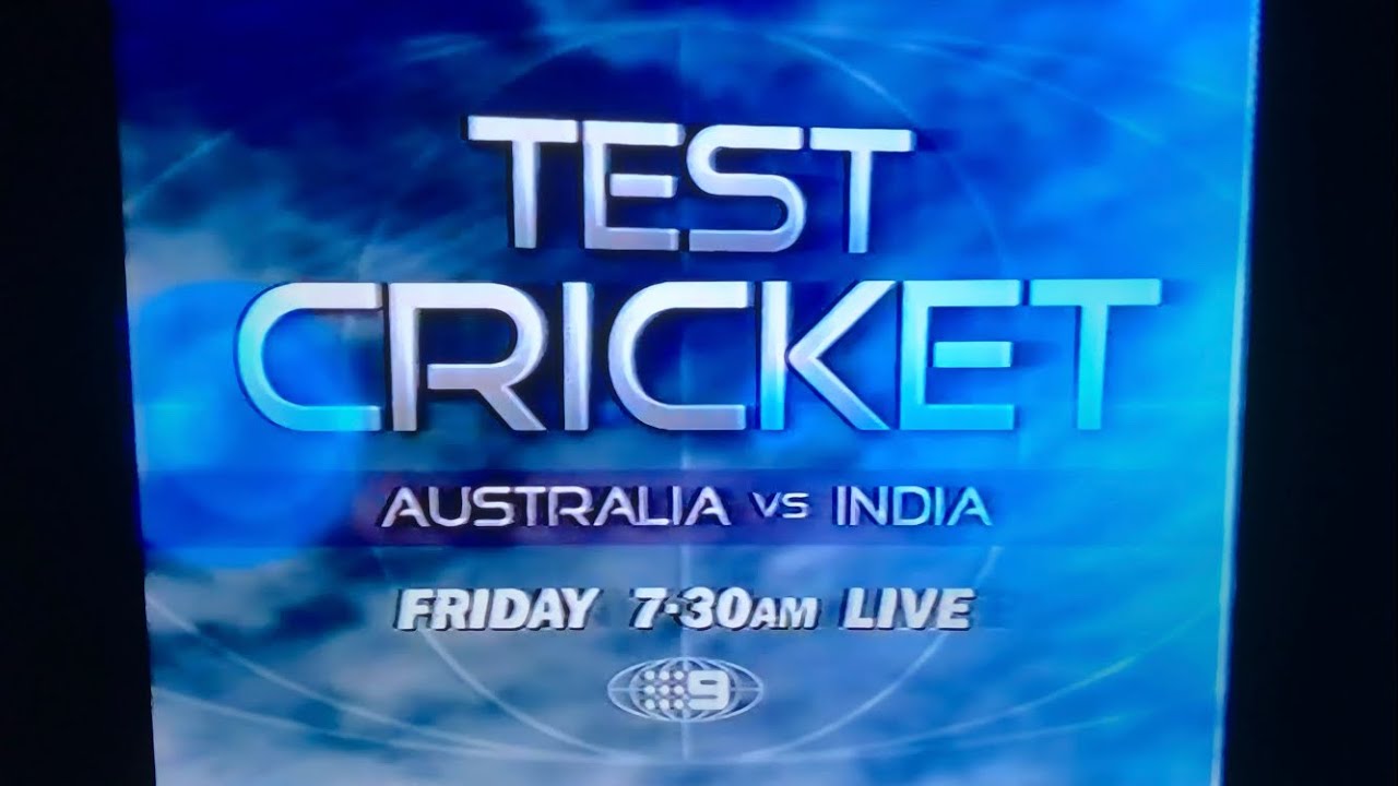 Channel Nine Cricket Australia vs India 2003/04 Promo - YouTube