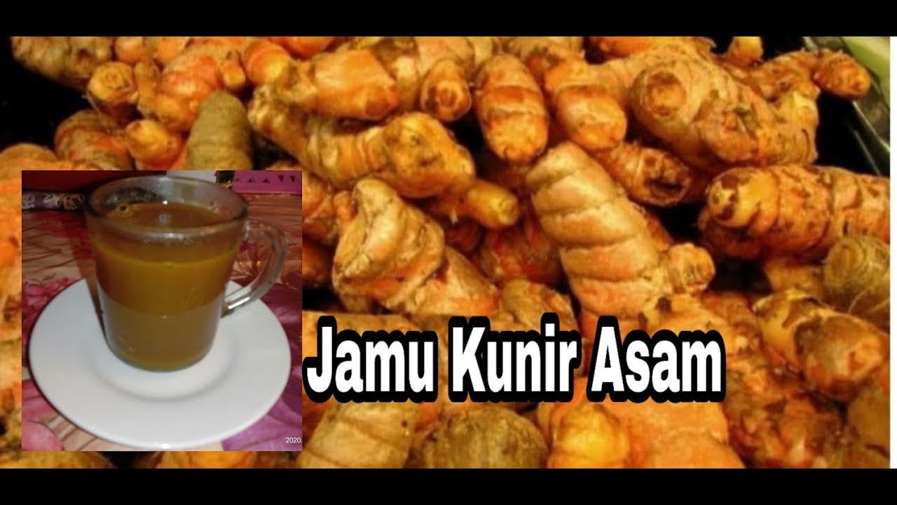 RESEP JAMU KUNIR ASEM || KUNYIT ASAM #dirumahsaja - YouTube