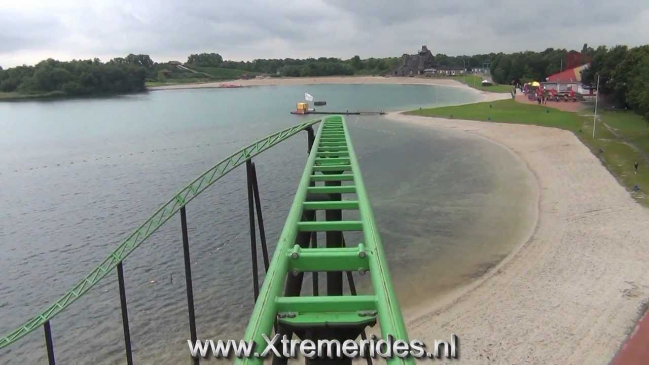 Achtbaan Onride BillyBird Park Hemelrijk, Volkel Holland - YouTube