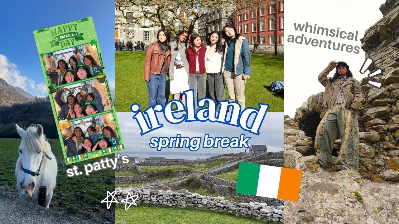 college girlies take on ireland | spring break vlog - YouTube