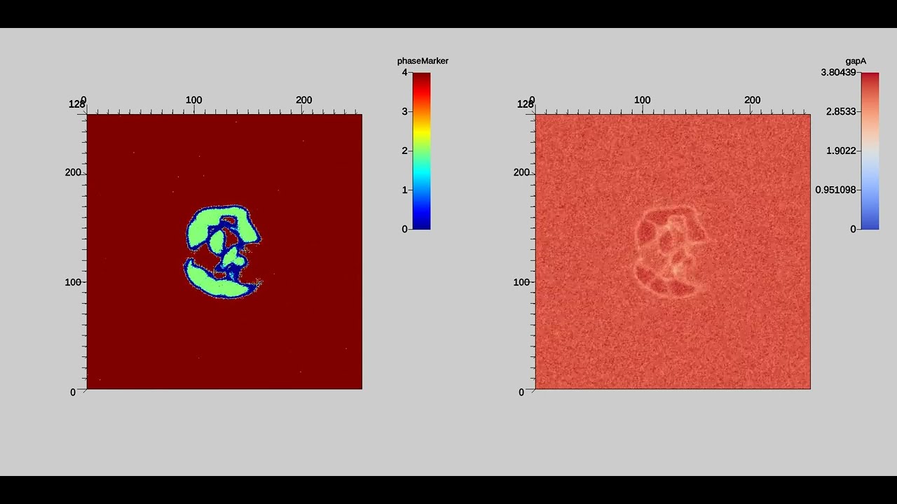 B-phase bubble shrinking. Failure of A-B phase transition - YouTube