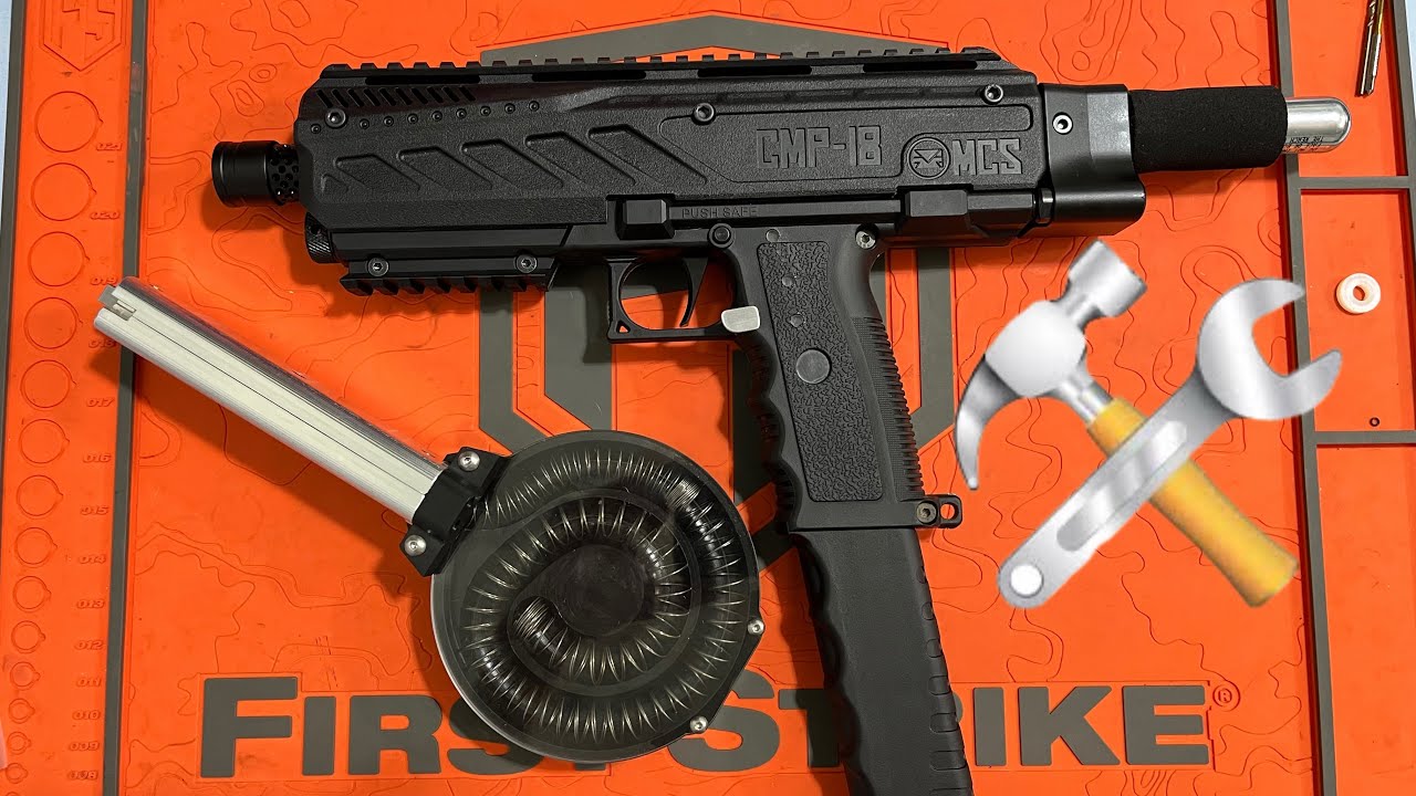 LL4D Tippmann Tipx - Installing MCS air buttstock adapter and uncooperative regulator - YouTube