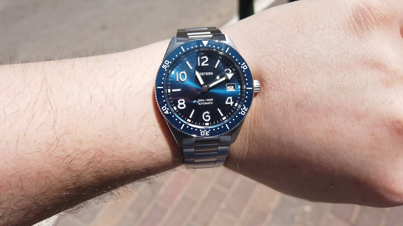 Watch Falafel Review: Seestern S434 SeaQ "SeeQ" 39mm Blue Review While ...